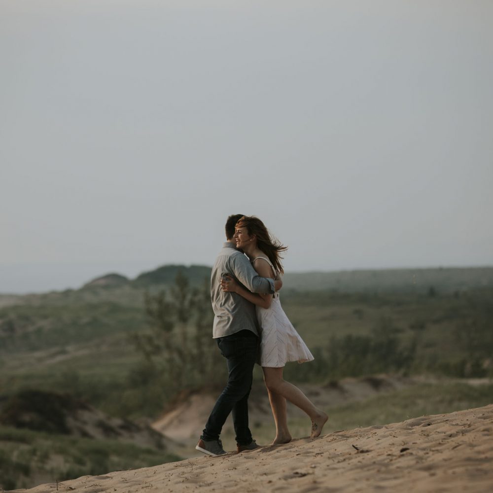Piper + Leland Engagement Photographed at Pierce Stocking Scenic Drive ...